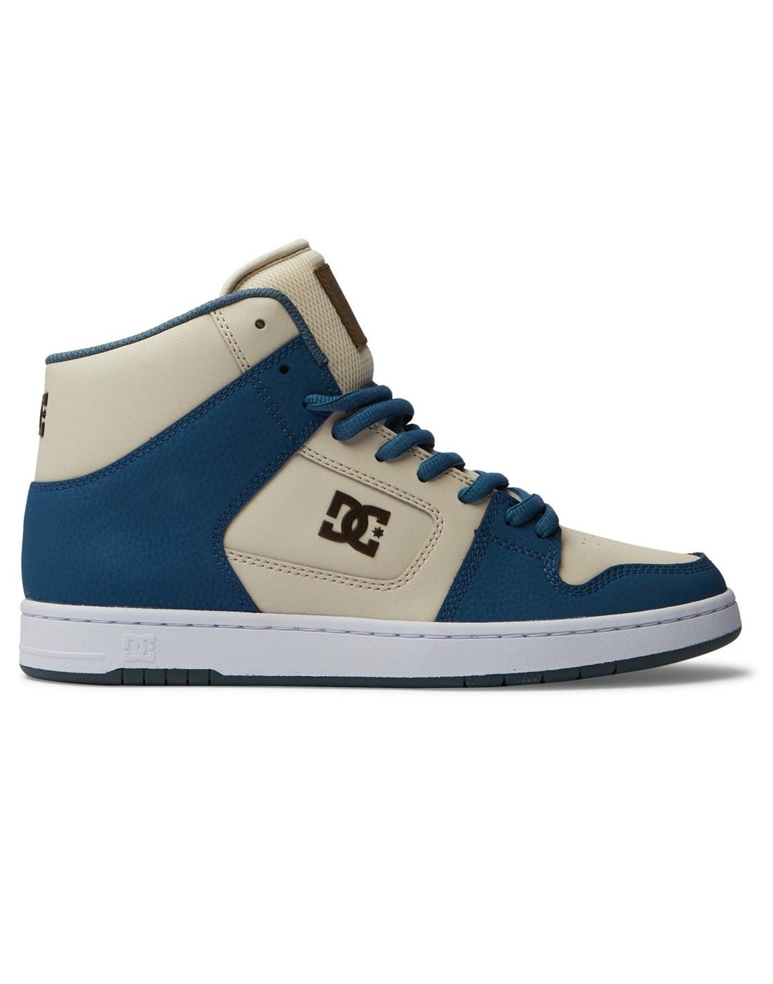 DC SNEAKER MANTECA 4 HI - BEIGE Y AZUL - The Hub