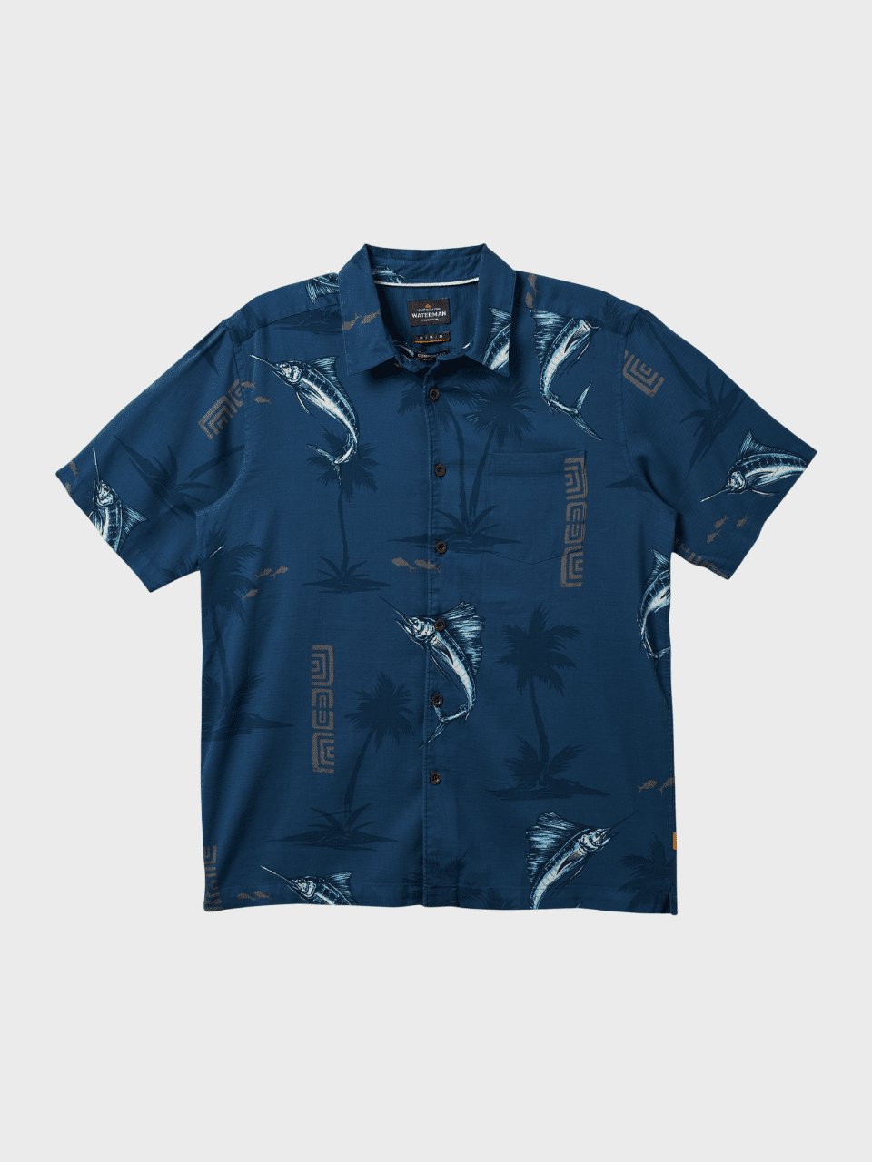 CAMISA WATERMAN PLAYING HOOKY - AZUL - The Hub